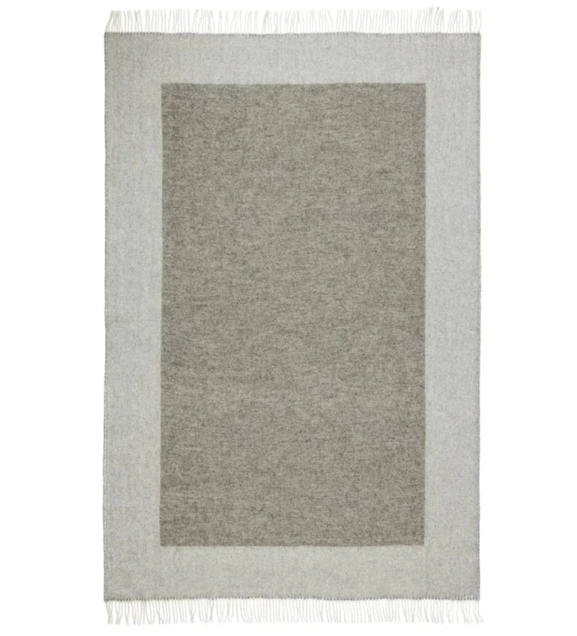 Hawea Throw - Charcoal – Harrowset Hall